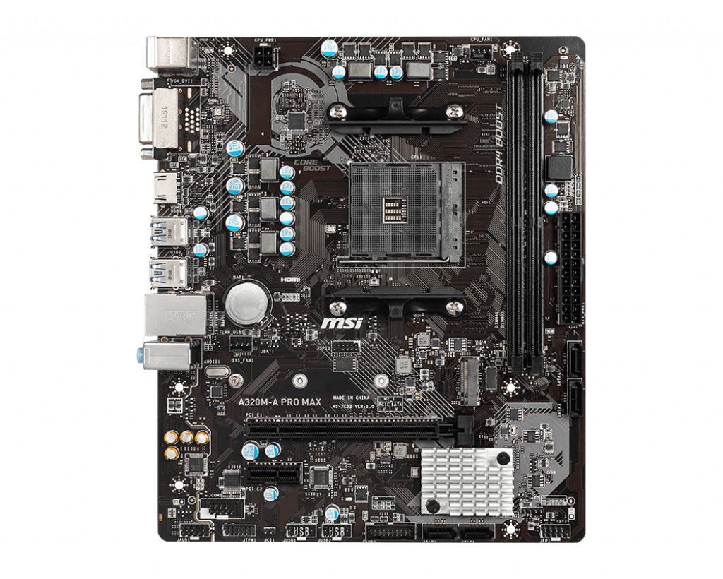 Tarjeta Madre MSI A320M-A PRO MAX placa base AMD A320 Zócalo AM4 micro ...